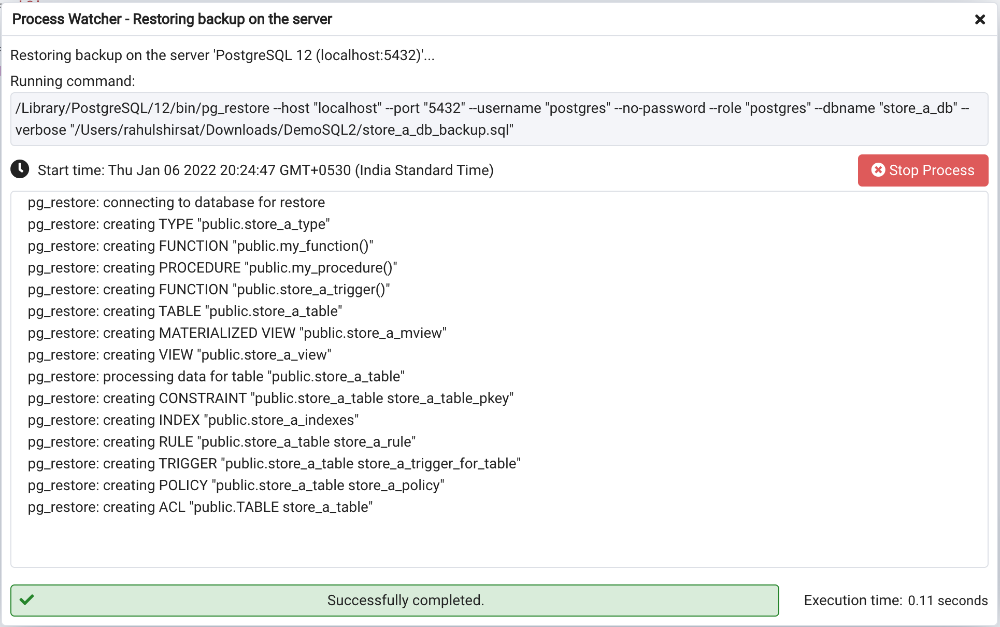 Restore Dialog — pgAdmin 4 6.12 documentation Restore Dialog — pgAdmin 4 6.12 documentation