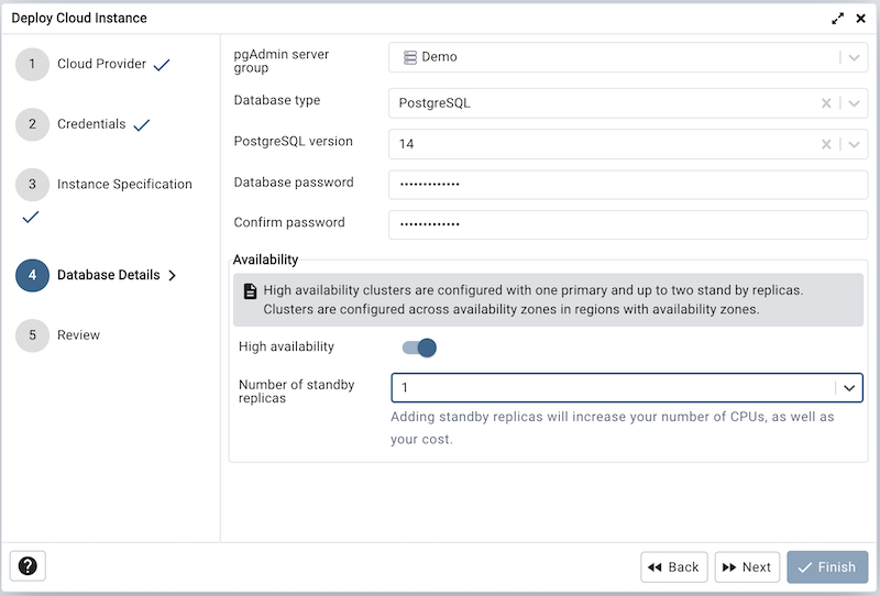 EDB BigAnimal Cloud Deployment — pgAdmin 4 6.14 documentation