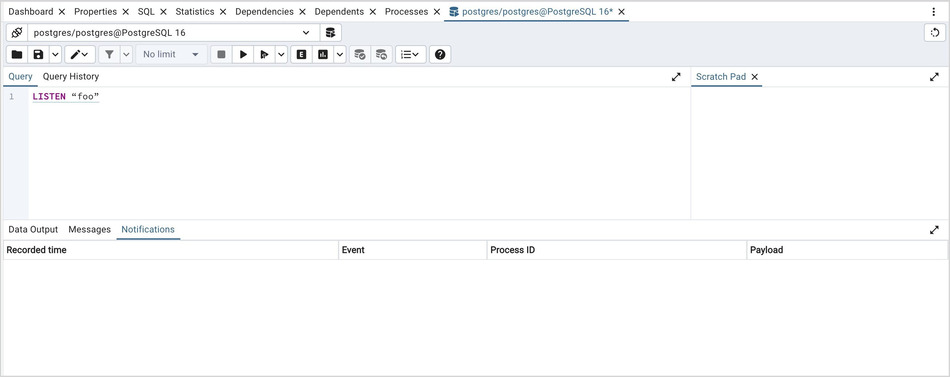 Query Tool — pgAdmin 4 8.10 documentation
