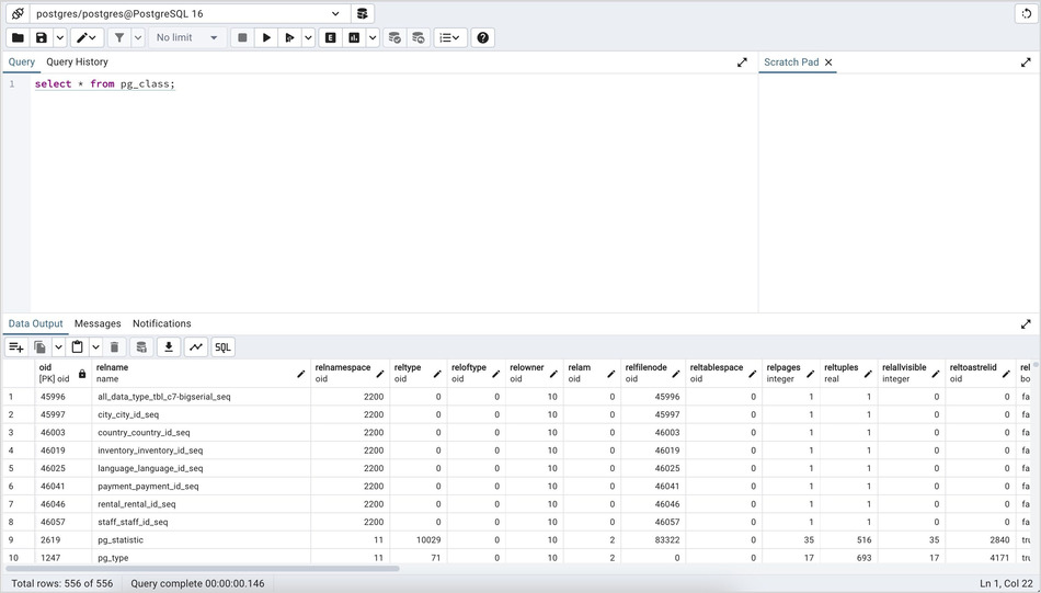 Query Tool — pgAdmin 4 8.10 documentation