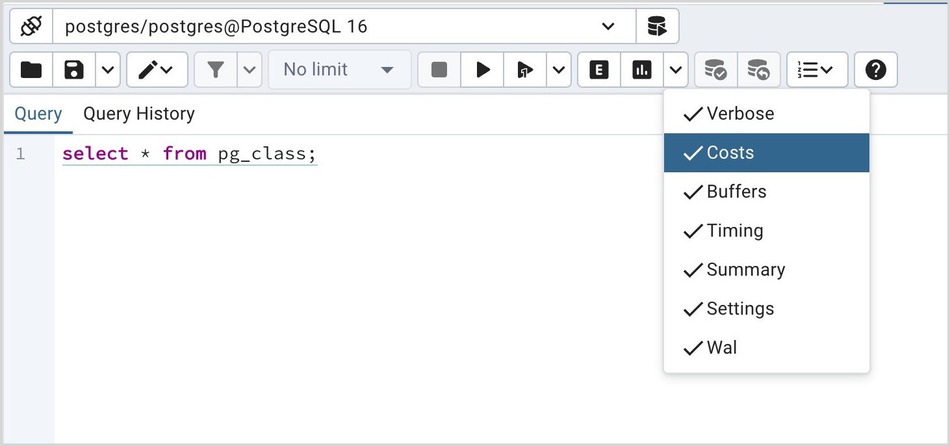 Query Tool — pgAdmin 4 8.10 documentation