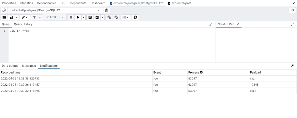 Query Tool — pgAdmin 4 8.2 documentation