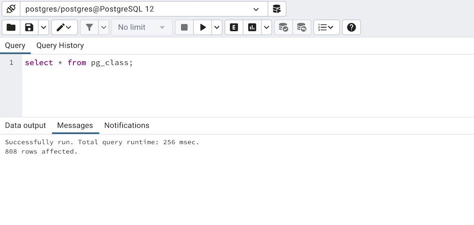 Query Tool — pgAdmin 4 8.2 documentation