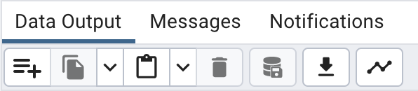 Query Tool Toolbar — pgAdmin 4 8.3 documentation