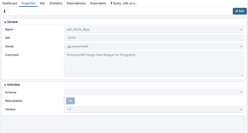 Tabbed Browser — pgAdmin 4 8.4 documentation