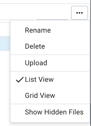 Storage Manager — pgAdmin 4 8.4 documentation