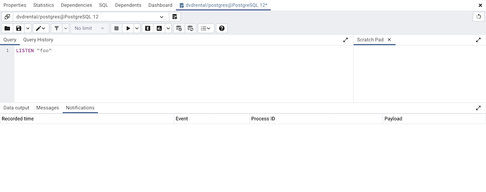 Query Tool — pgAdmin 4 8.6 documentation
