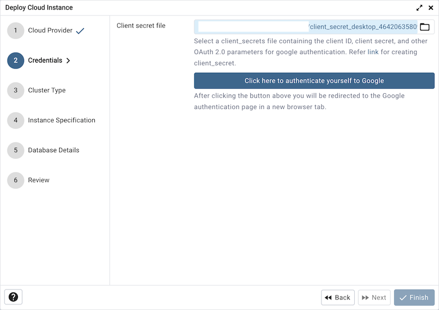 Google Cloud SQL Deployment — pgAdmin 4 8.8 documentation