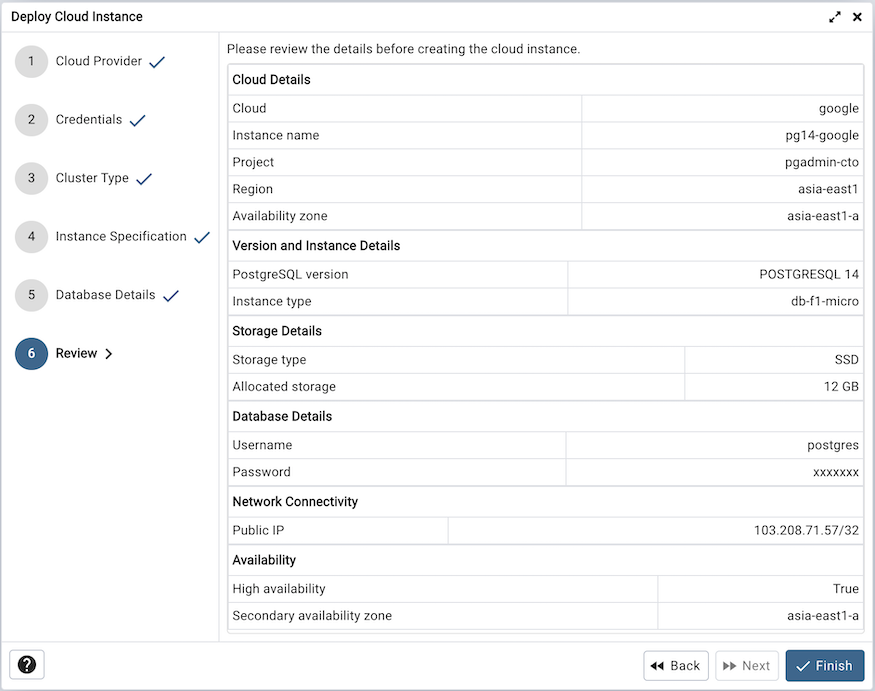 Google Cloud SQL Deployment — pgAdmin 4 8.8 documentation