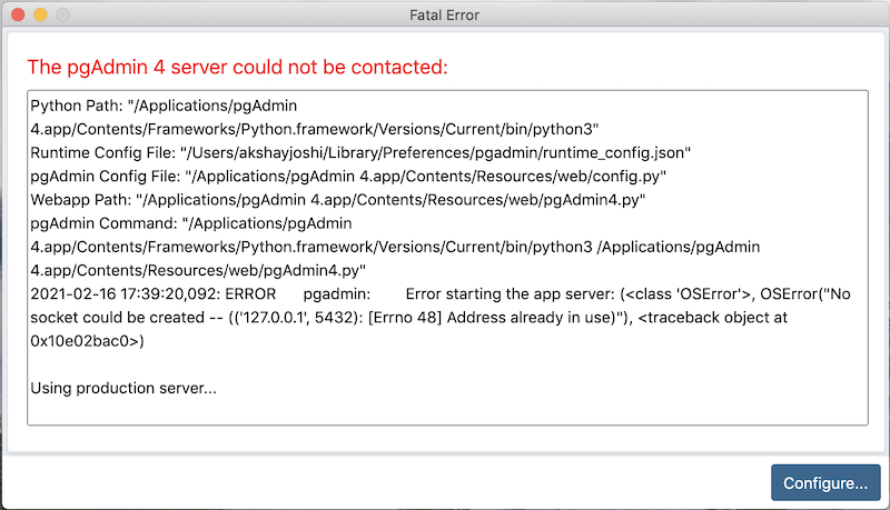 Desktop Deployment — pgAdmin 4 8.9 documentation